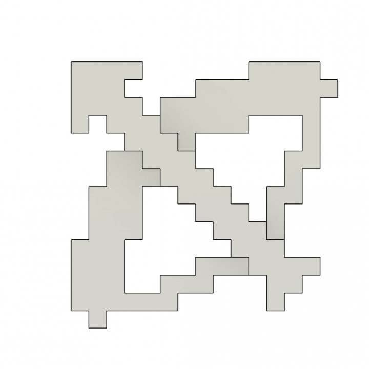 3D Printable Minecraft Bow and Arrow by Rick