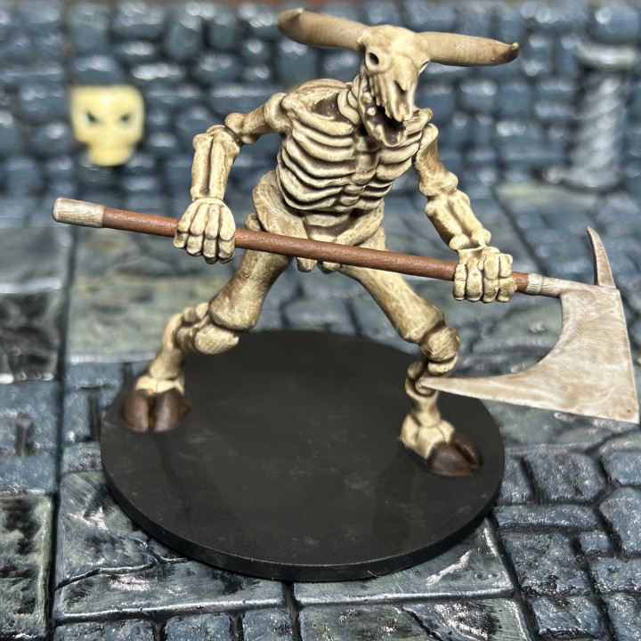 3D Print of Minotaur Skeleton Updated by blackfalconky