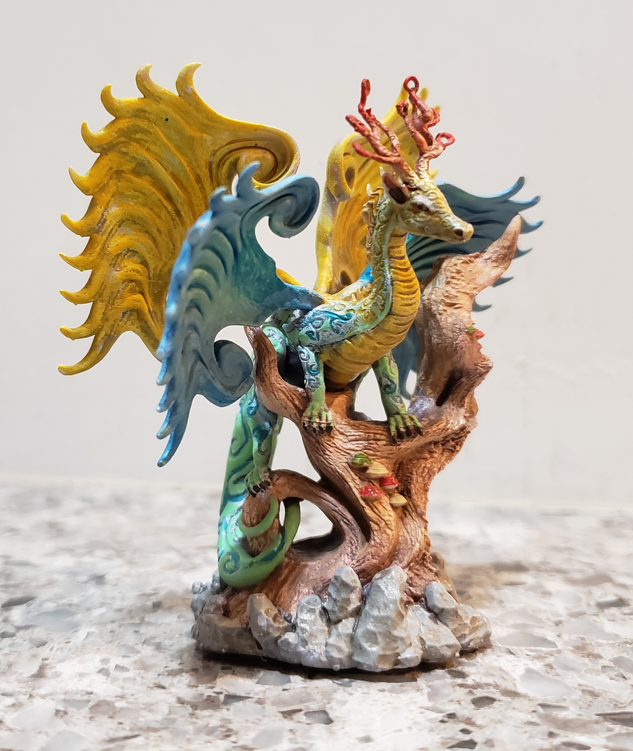 3D Printable Eirvu, Dragon of the Fae by Jukka Seppänen