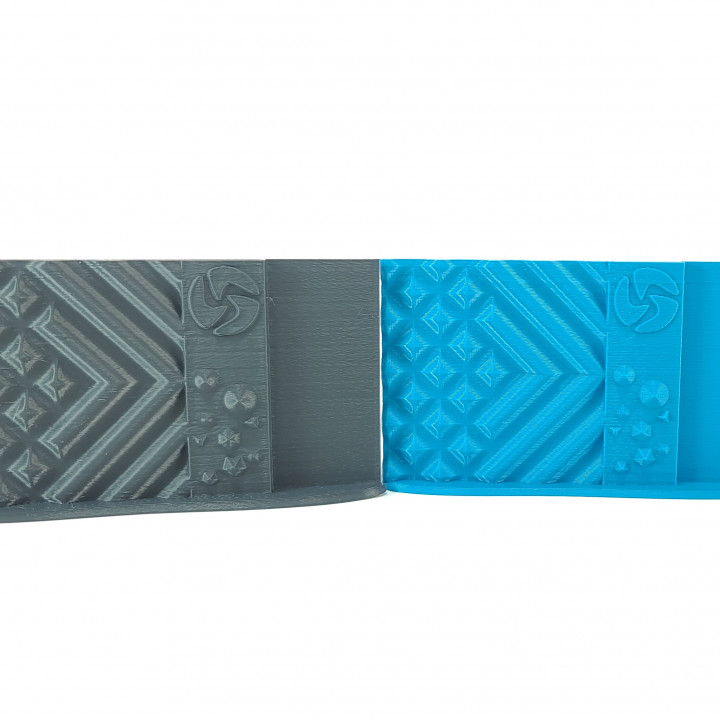 3D Printable Filament Surface Finish and Color Test Print by John Schneider