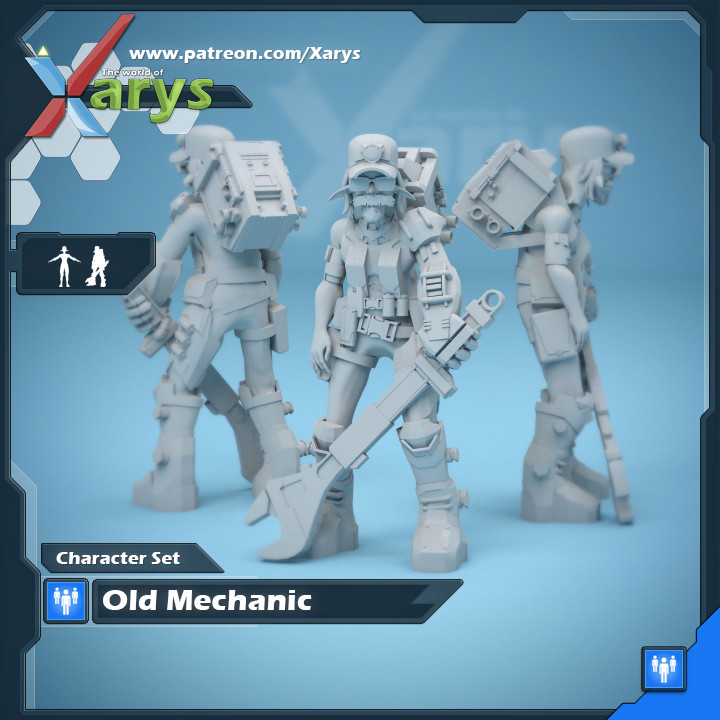 3D Printable Mechanic by Xarys Games