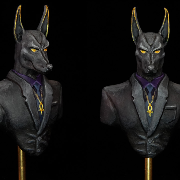 3D Print of Modern Anubis by Substanz