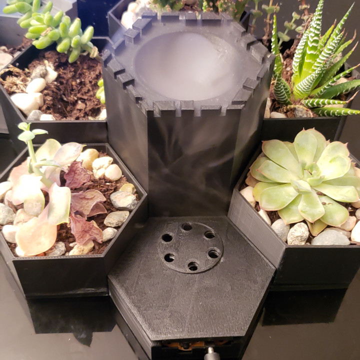 3D Printable Humidifier Planter by Hander