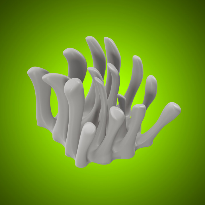 3D Printable Anemone 3 by Gothic Things
