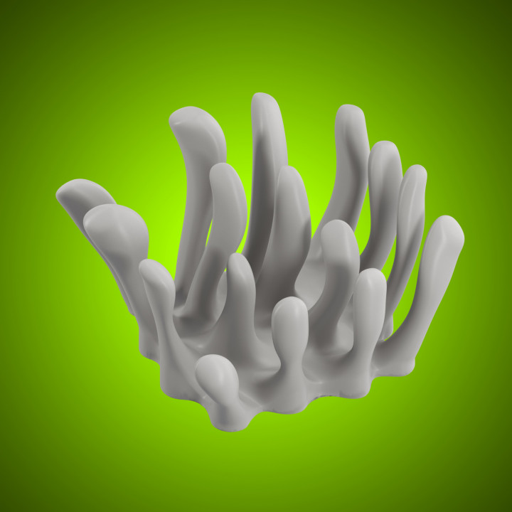 3D Printable Anemone 3 by Gothic Things