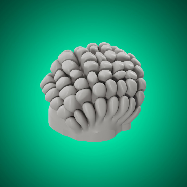 3D Printable Anemone 4 by Gothic Things