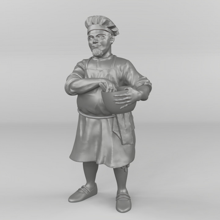 3D Printable Baker by Tiny Furniture