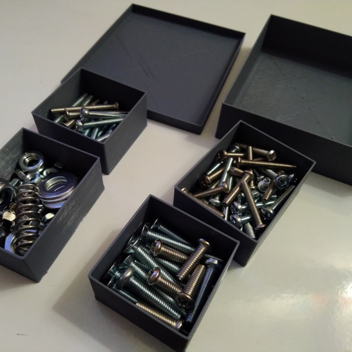 3D Printable Screw Box by Ulaş Arda Can