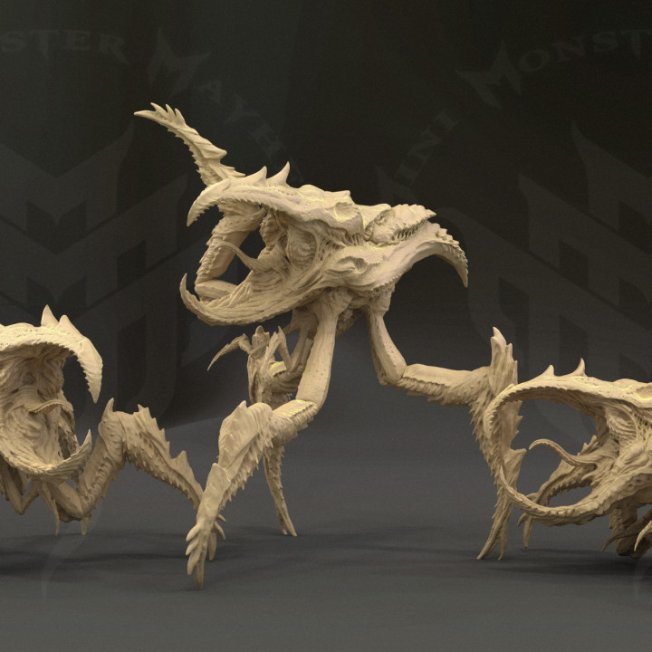 3D Printable Crazed Arthro (Full Collection 4 bugs, 12 poses ) by Mini ...