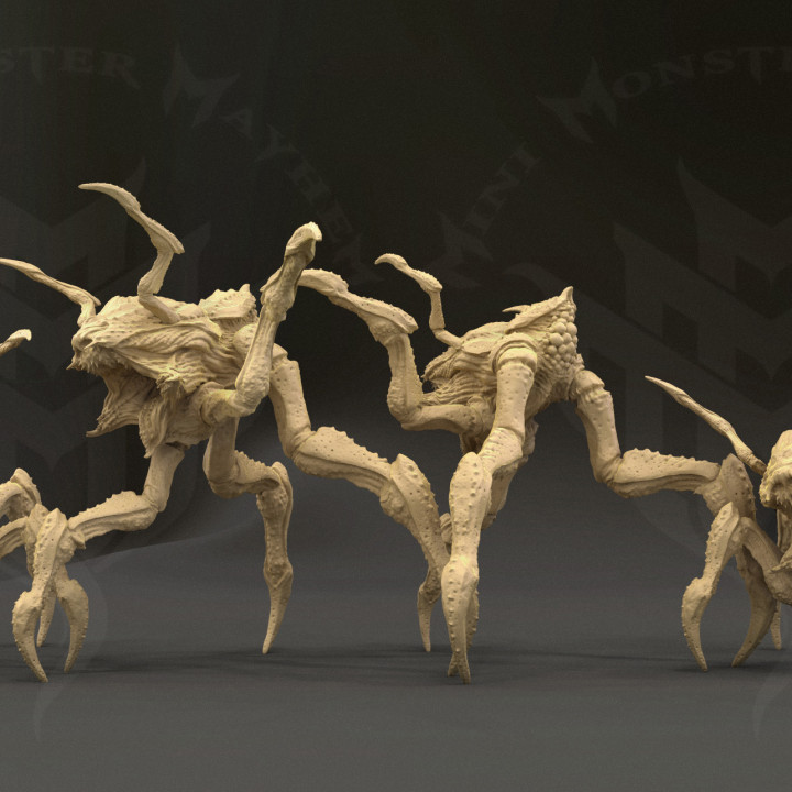 3D Printable Crazed Arthro (Full Collection 4 bugs, 12 poses ) by Mini ...