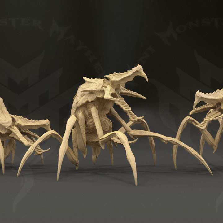 3D Printable Crazed Arthro (Full Collection 4 bugs, 12 poses ) by Mini ...