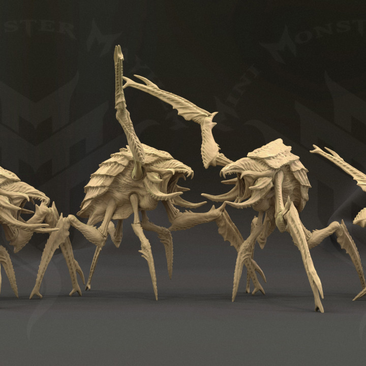 3D Printable Crazed Arthro (Full Collection 4 bugs, 12 poses ) by Mini ...