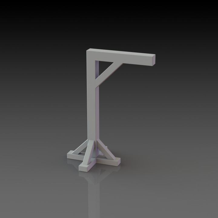 3D Printable Gallows by Dobbel Dragon