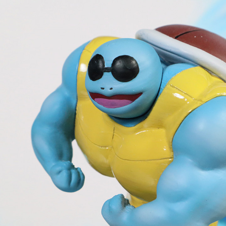 3D Printable Ultra swole Squirtle by Chan Yen Yee