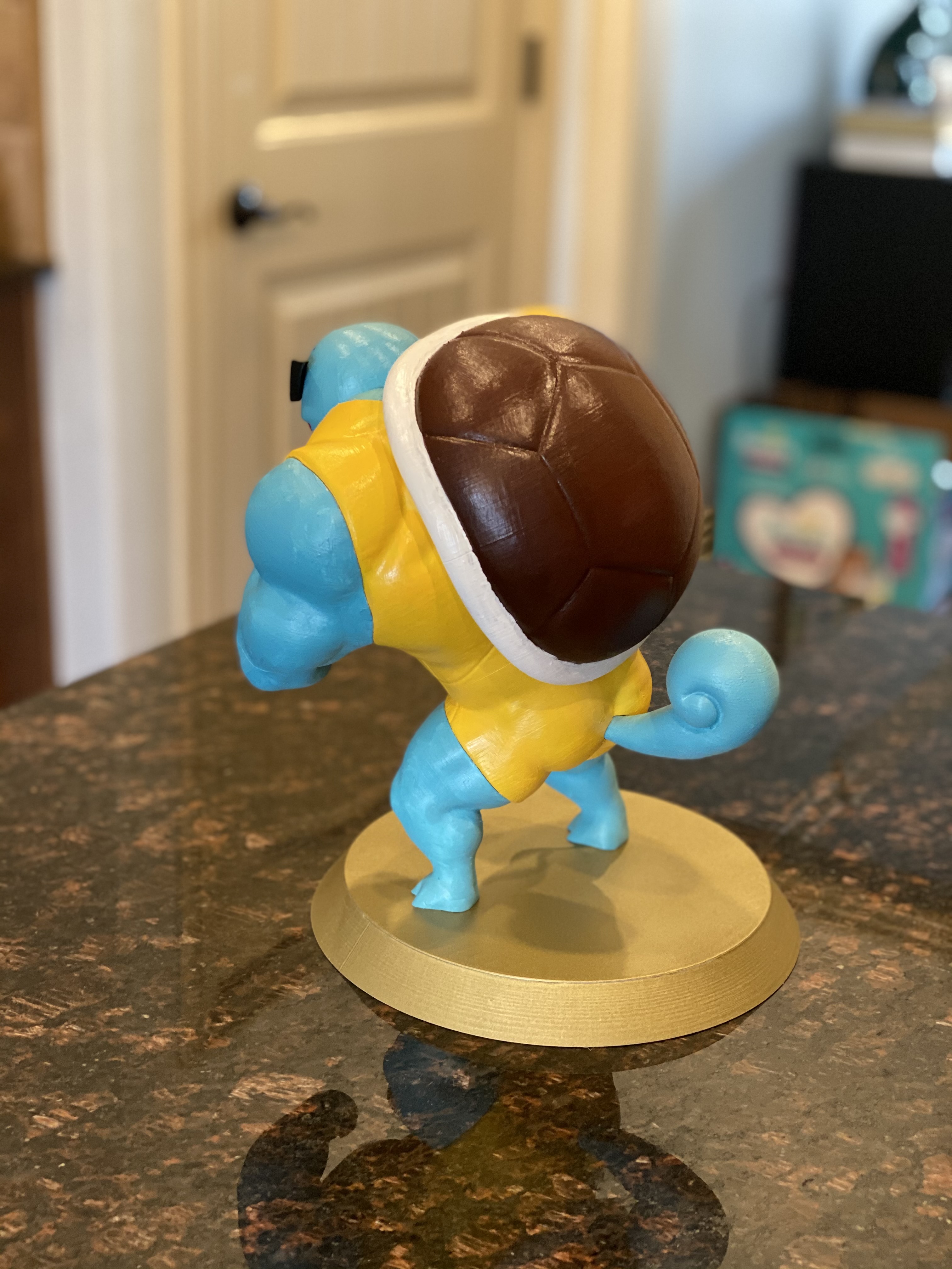 3D Printable Ultra swole Squirtle by Chan Yen Yee