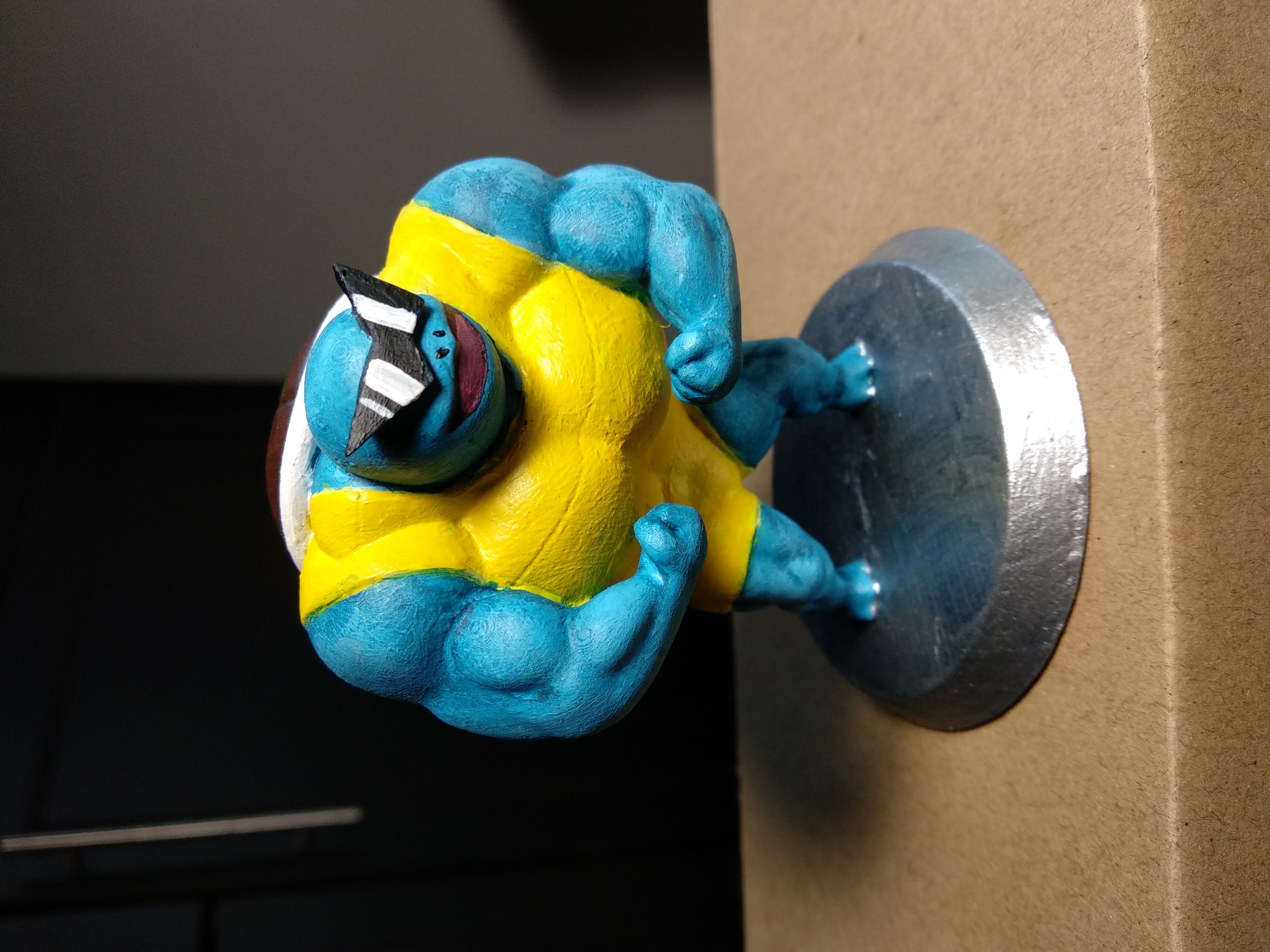 3D Printable Ultra swole Squirtle by Chan Yen Yee