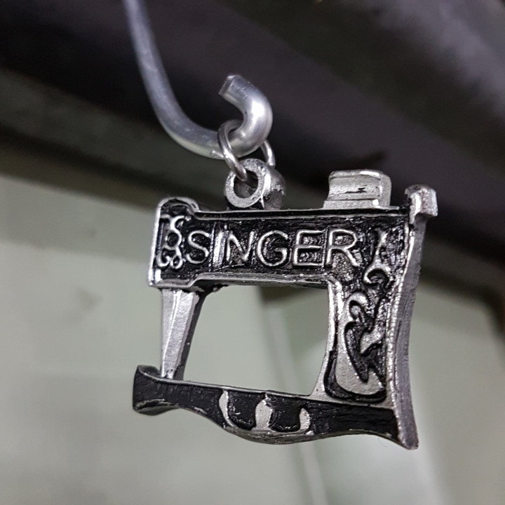 3D Printable Singer Sewing Machine by Anthony Slater