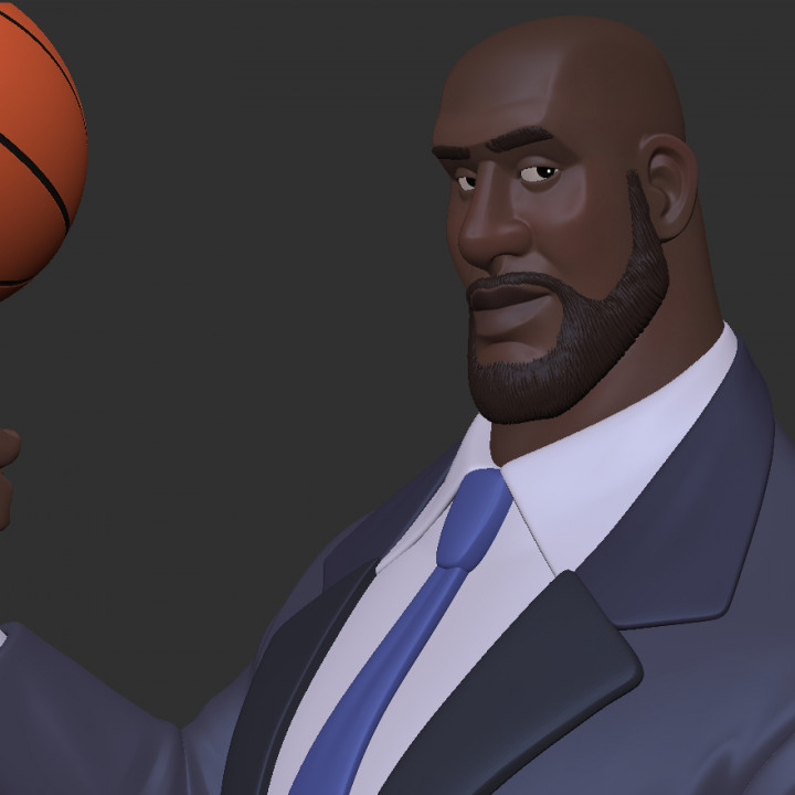 3D Printable Shaquille O'neal by Joao Sousa