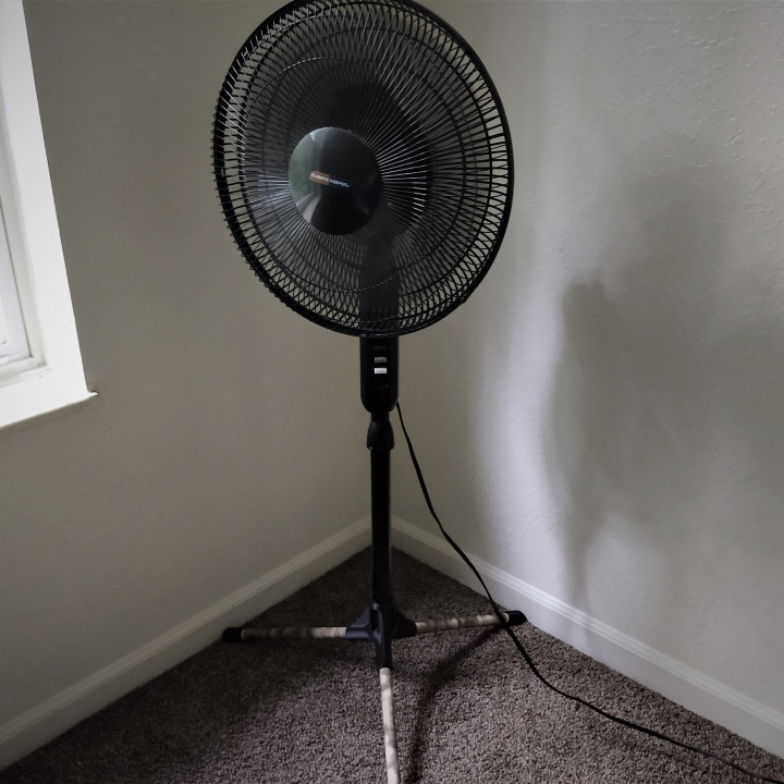 3D Printable Fan Base (Big Lots "Climate Control" 16in Fan) by ...