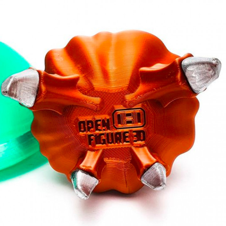 3D Printable Metroid ( Parasite ) Figurine by OpenFigure 3D