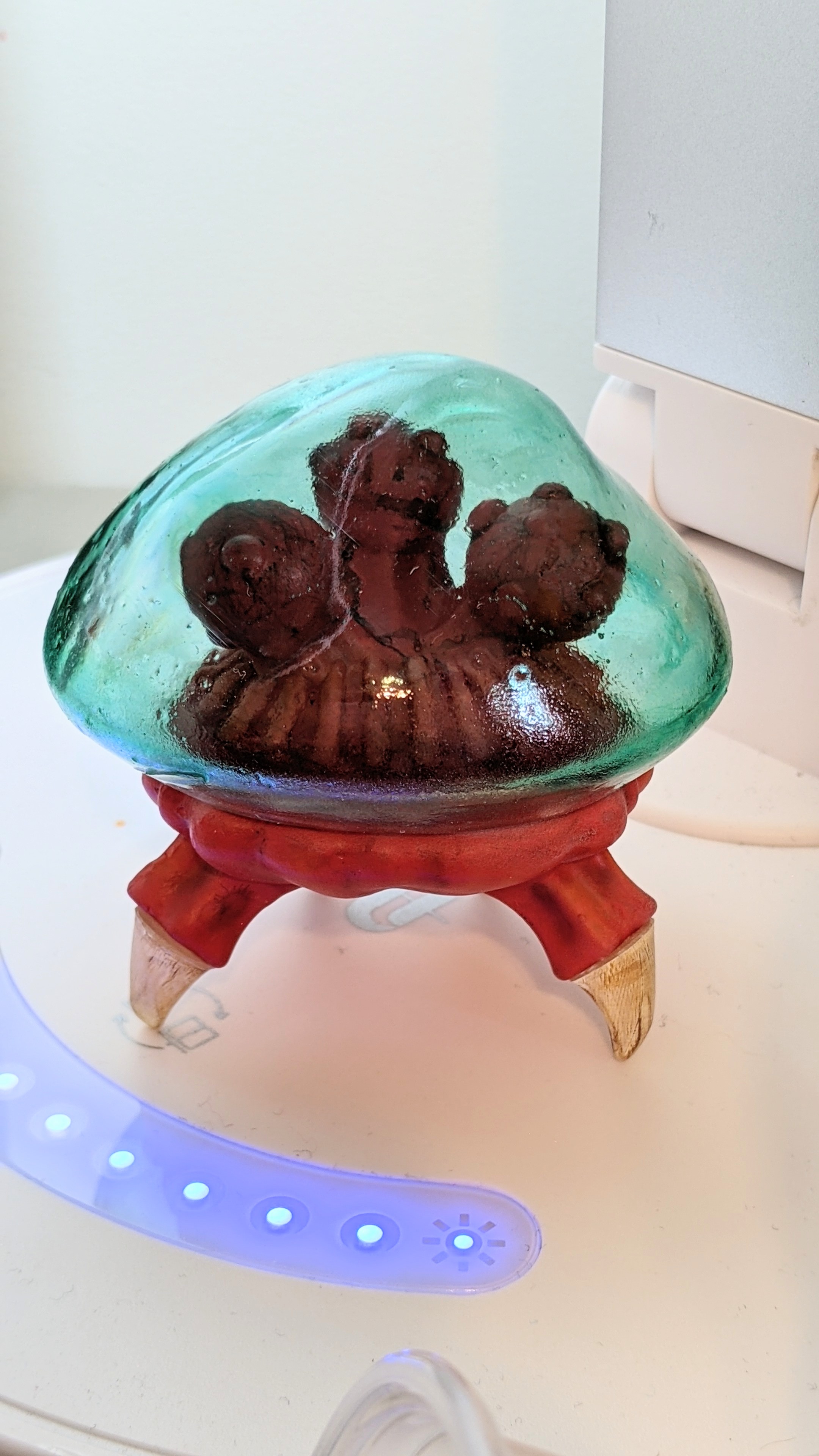 3D Printable Metroid ( Parasite ) Figurine by OpenFigure 3D