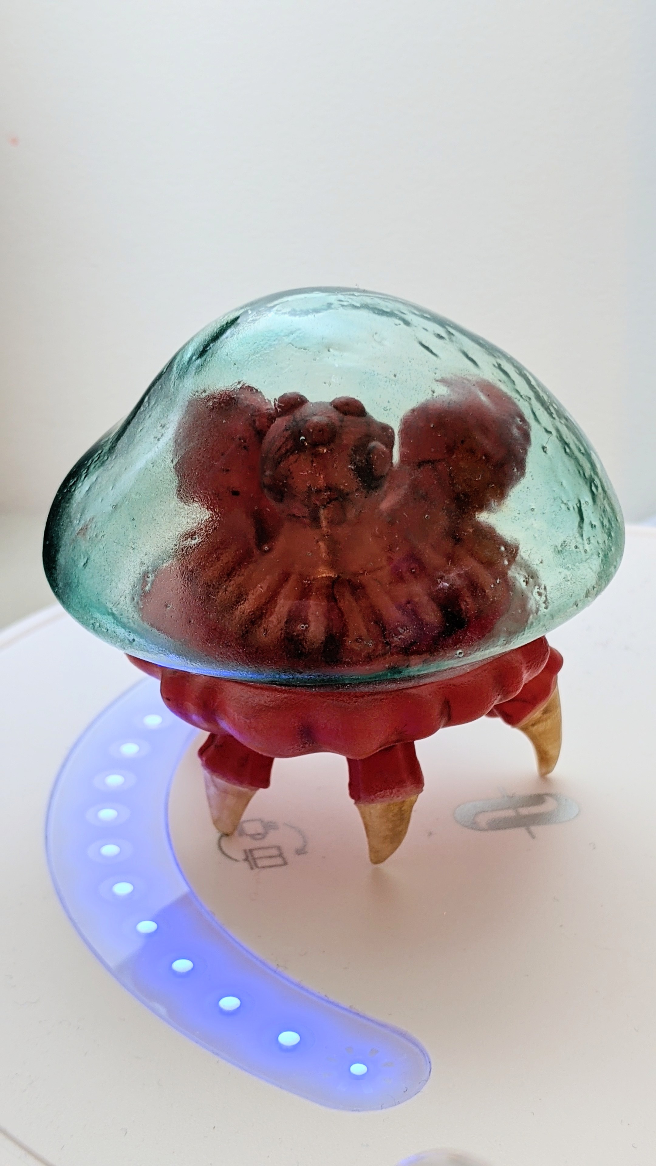 3D Printable Metroid ( Parasite ) Figurine by OpenFigure 3D