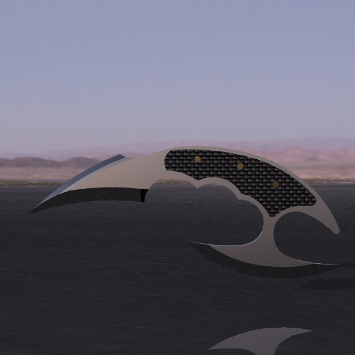 3D Printable fury knife by ma