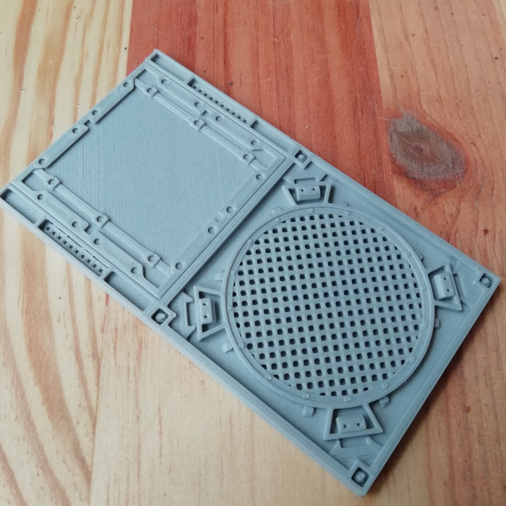 3D Printable Necromunda Zone Mortalis compatible platforms by Seb