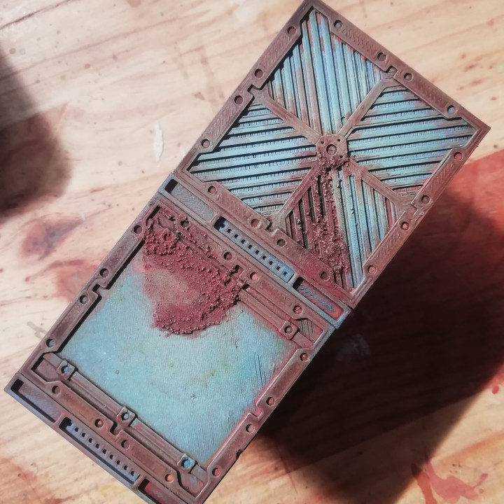 3D Printable Necromunda Zone Mortalis compatible platforms by Seb