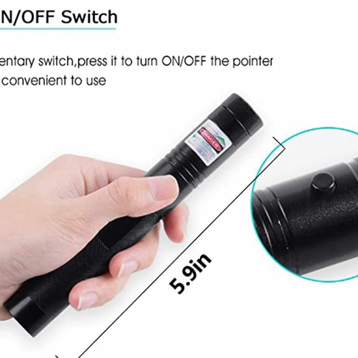 3D Printable Laser Pointer Button Switch by Red Kraken Forge