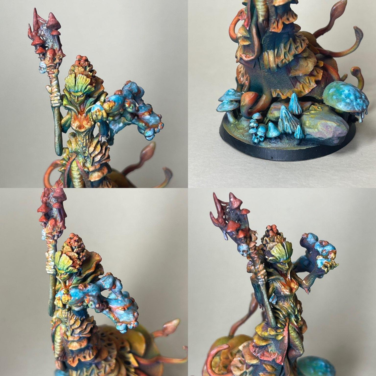 3D Printable Fungus Queen by Cult Miniatures
