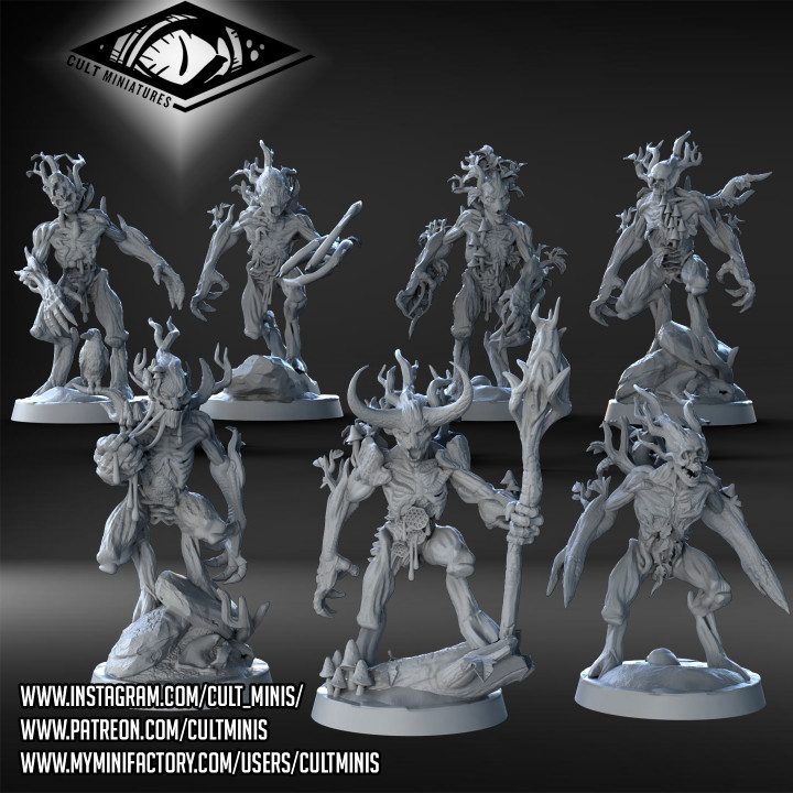 3D Printable Blight Arboreans by Cult Miniatures