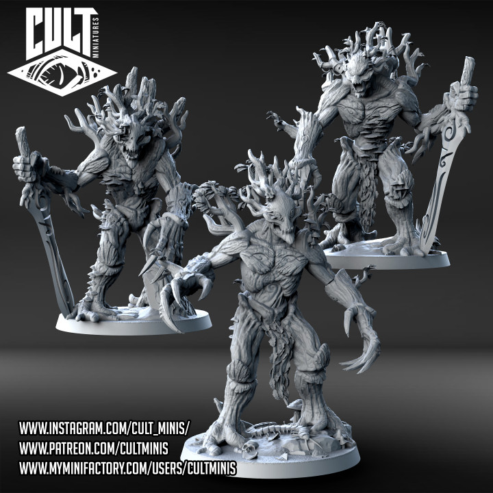 3D Printable Treefolks by Cult Miniatures