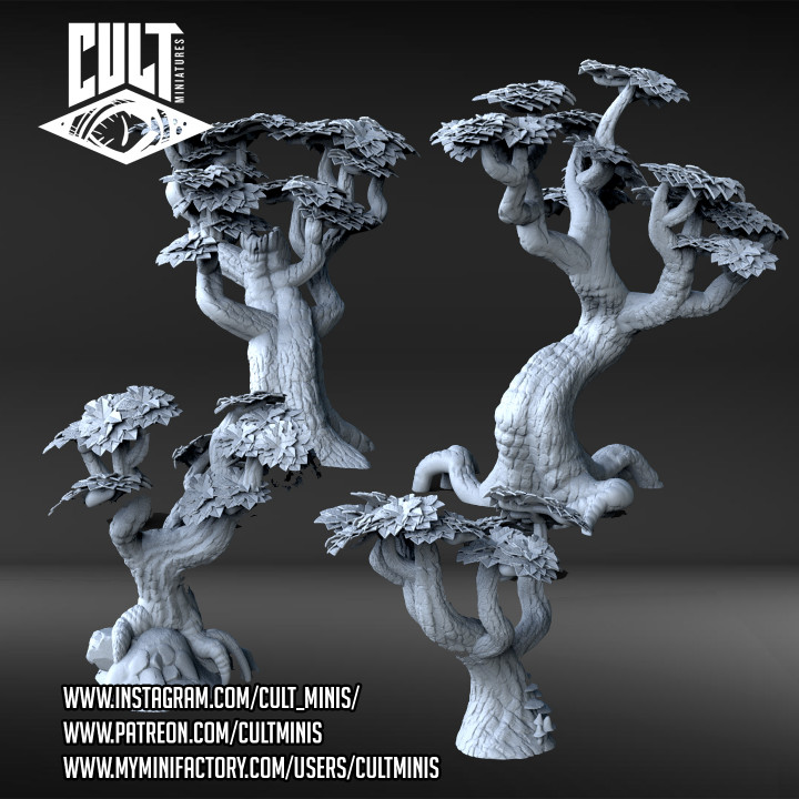 3D Printable Forest Set: Trees by Cult Miniatures