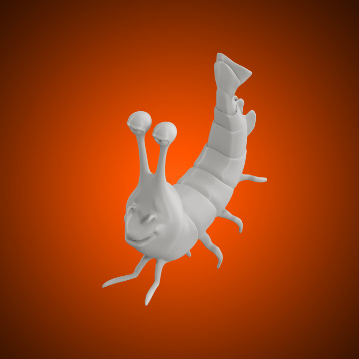 3D Printable Shrimp by Gothic Things