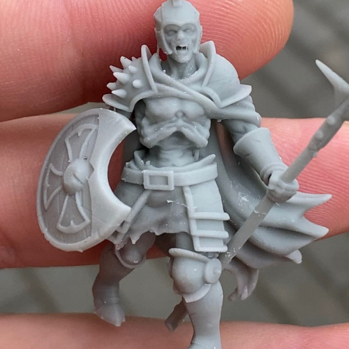 3D Printable Undead Warrior (rage stanse) by Creature Armory