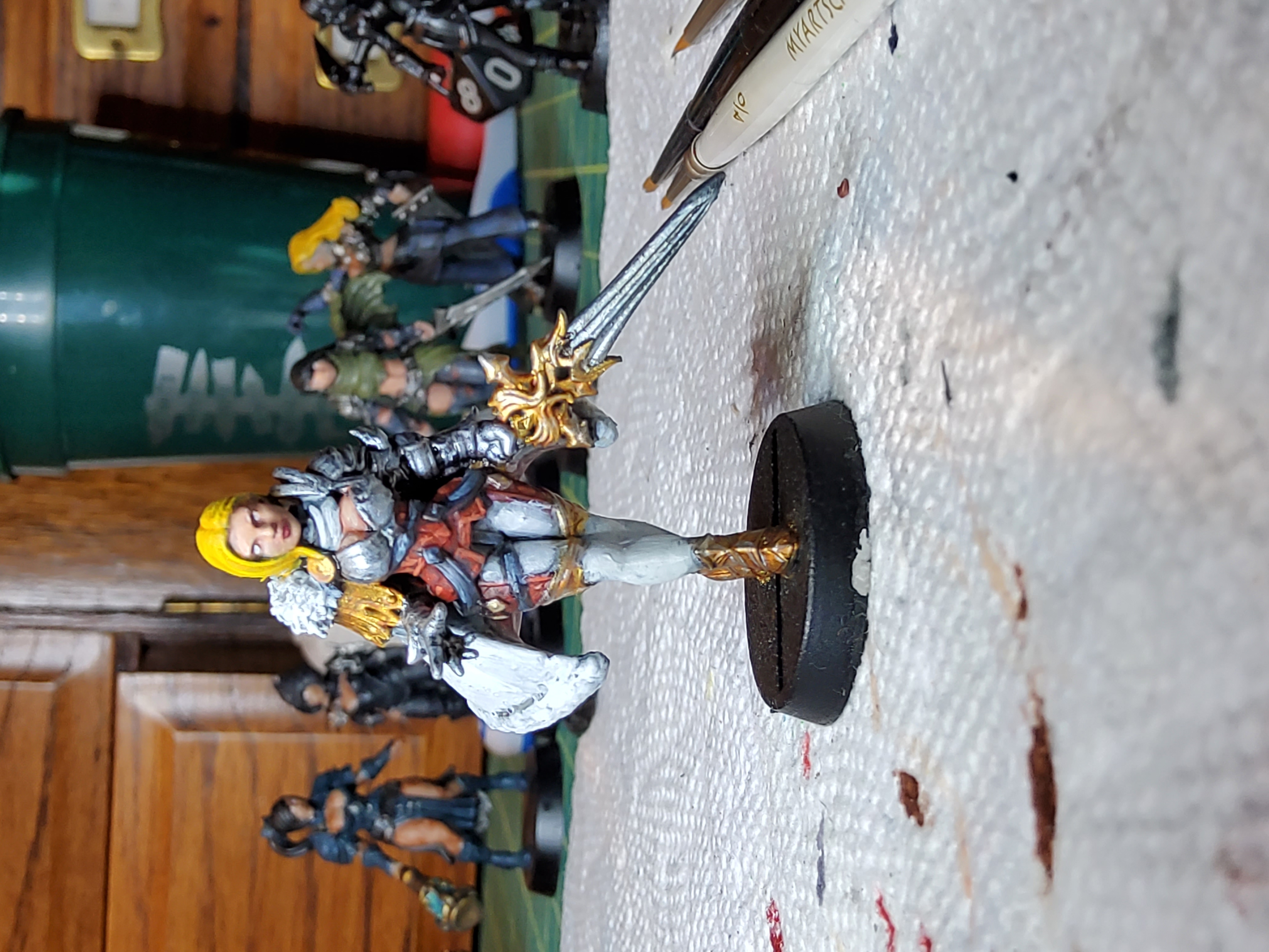 3D Printable Leanne - Warrior Princess - 32mm - DnD by RN Estudio