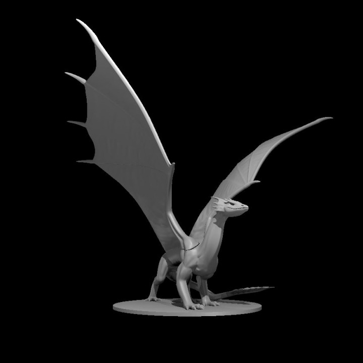 3D Printable Light Dragon by Miguel Zavala