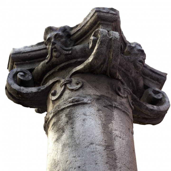 3D Printable Baroque column (17th century) by Pablo Aparicio Resco