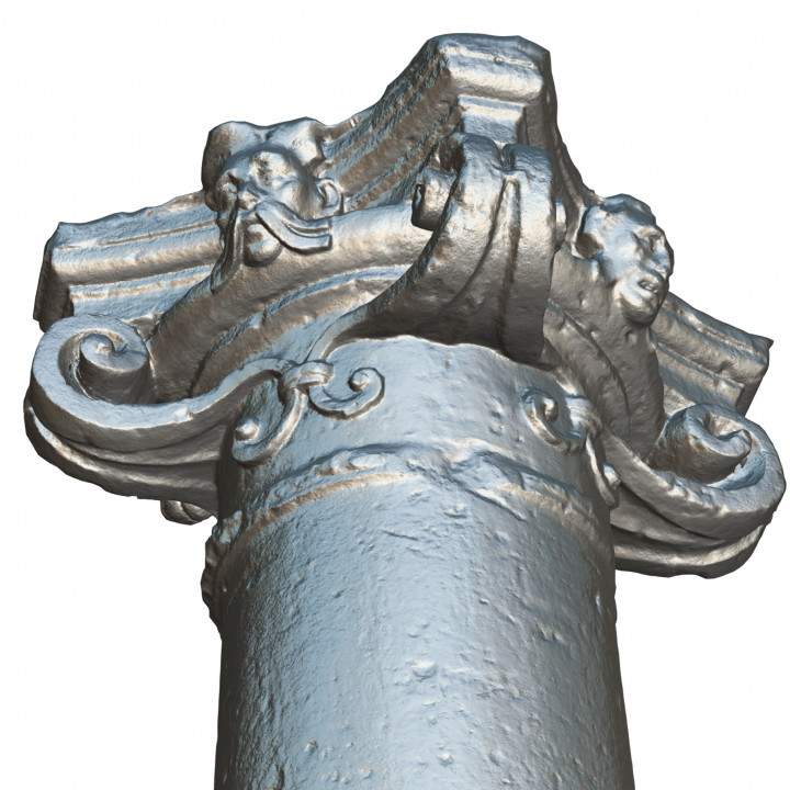3D Printable Baroque column (17th century) by Pablo Aparicio Resco