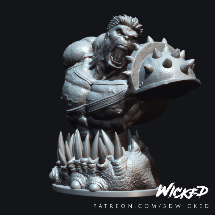 3D Printable Wicked Marvel Hulk 3d Bust: Avengers STL ready for ...