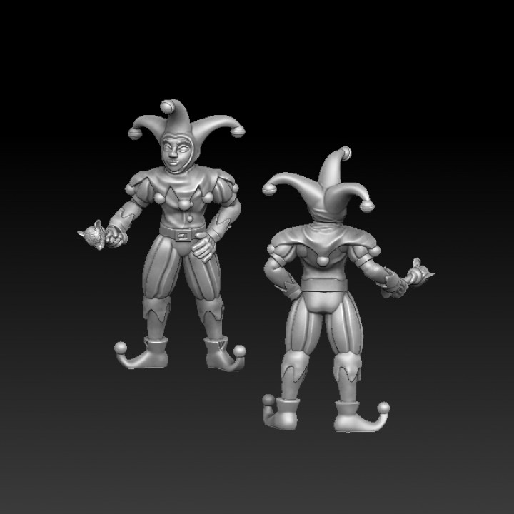 3D Printable Joung jester by Stanislav Kuznetsov