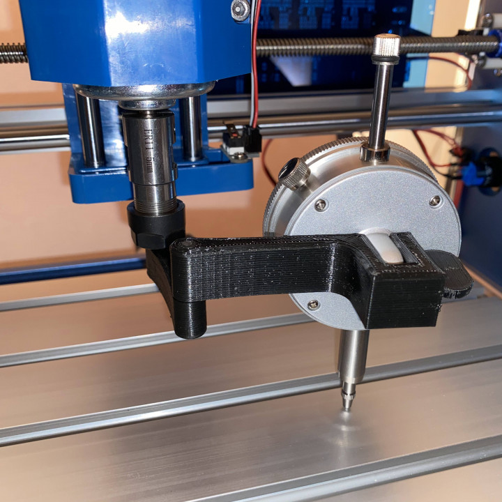 3D Printable Dial Indicator Holder for bed leveling by Anthony Ha