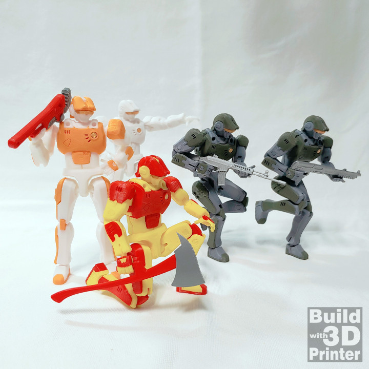 3D Printable Android MP-1 (Action Figure) by JWoong