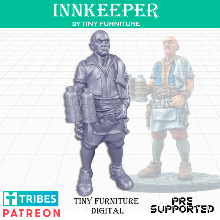 3D Printable Innkeeper by Tiny Furniture