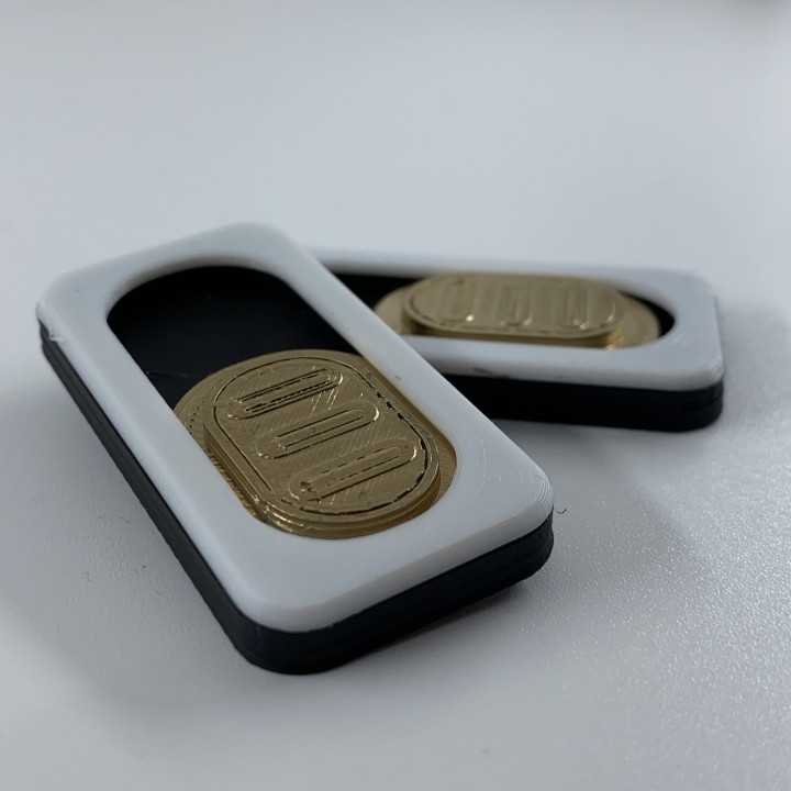 3D Printable Simple yes/no slider indicator by Tom Price