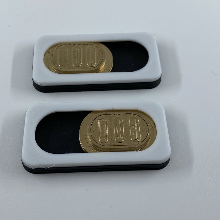 3D Printable Simple yes/no slider indicator by Tom Price