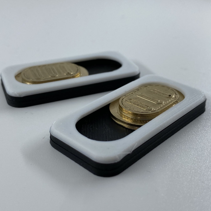 3D Printable Simple yes/no slider indicator by Tom Price