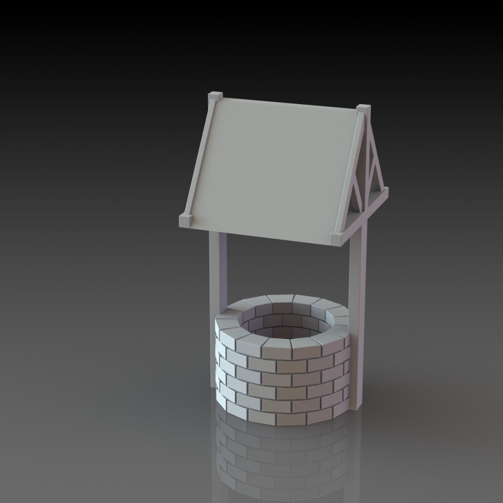 3D Printable Water Well by Dobbel Dragon