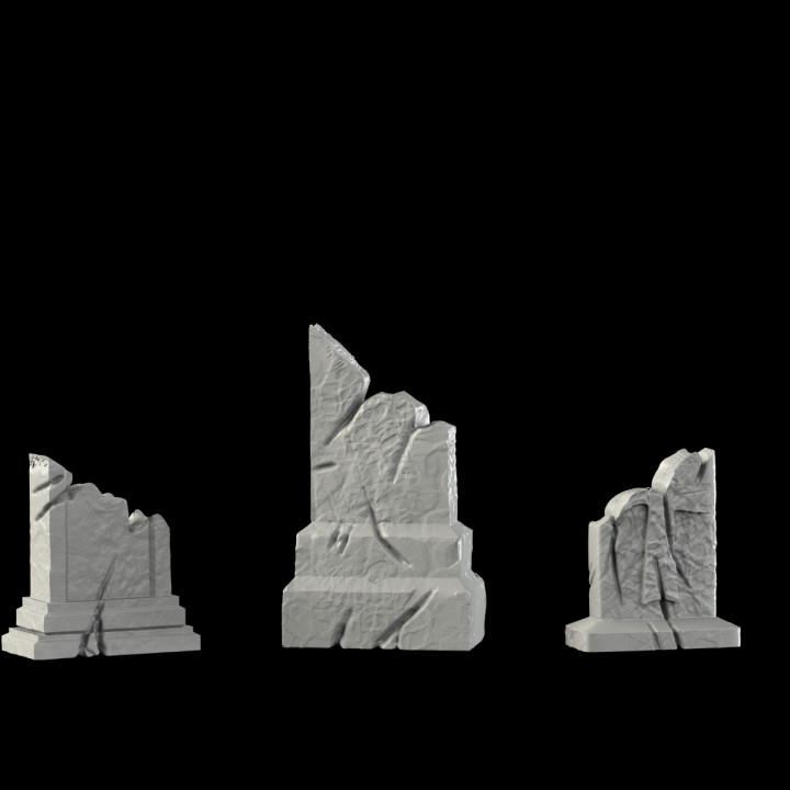 3D Printable Tombstone pack by Crosslances